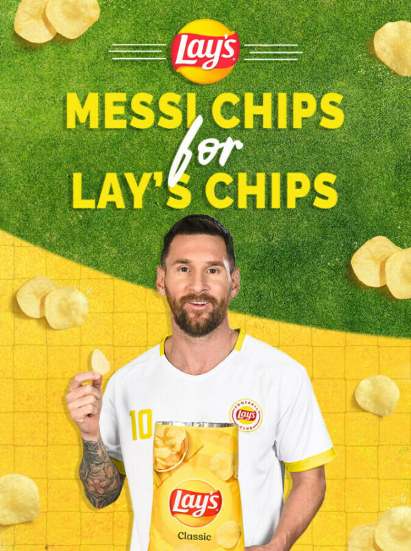 Lionel Messi dans la nouvelle publicité "Oh-Lay's" de la marque de ...