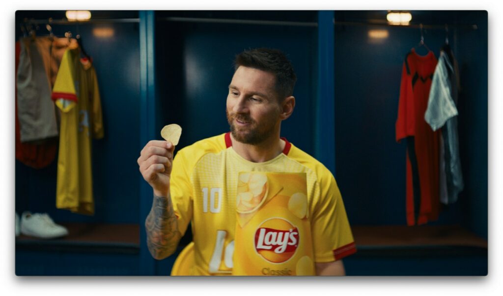 Lionel Messi dans la nouvelle publicité "Oh-Lay's" de la marque de ...