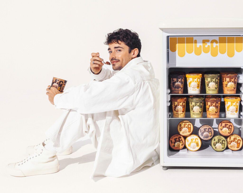 Les glaces de Charles Leclerc "LEC" débarquent en France - Sport Buzz ...