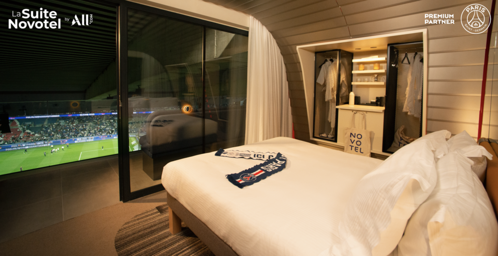 Le Paris Saint-Germain installe une chambre d’hôtel dans le Parc des ...
