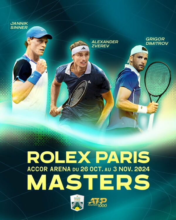 Tennis - Le prize money, les sponsors et les diffuseurs du Rolex Paris Masters 2024 - Sport Buzz ...