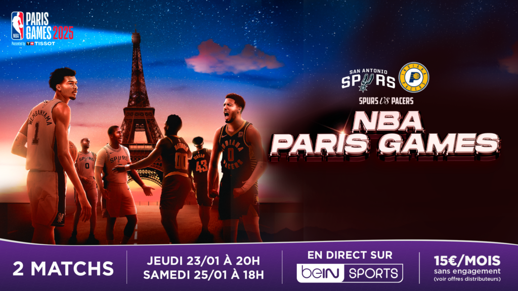 Vivez les NBA Paris Games 2025 sur beIN SPORTS