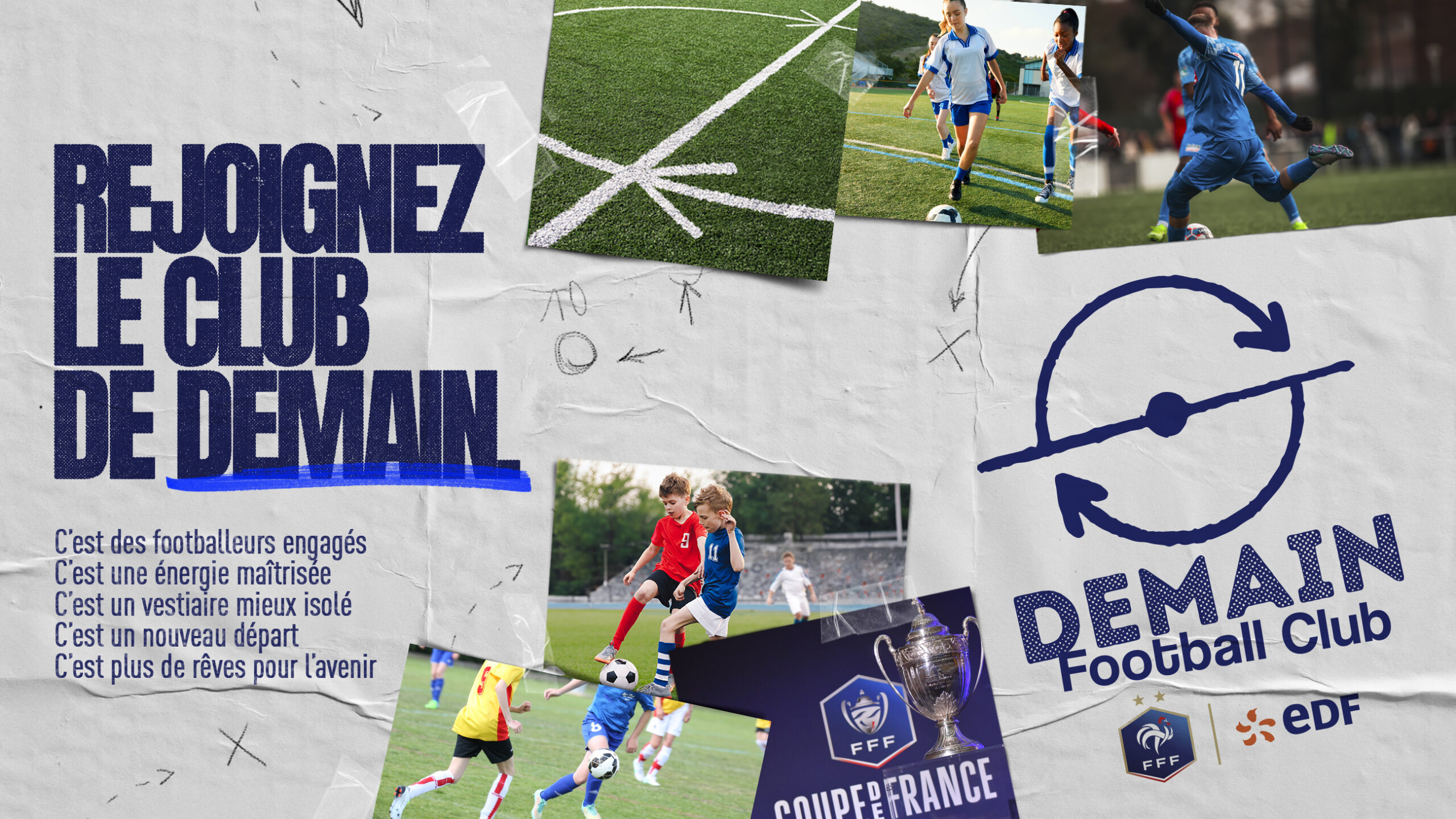 EDF et la FFF lancent le Demain Football Club