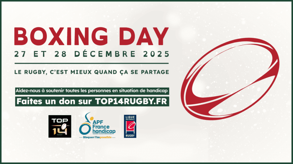 Le Boxing Day du Top 14 placé sous le signe de l’inclusion
